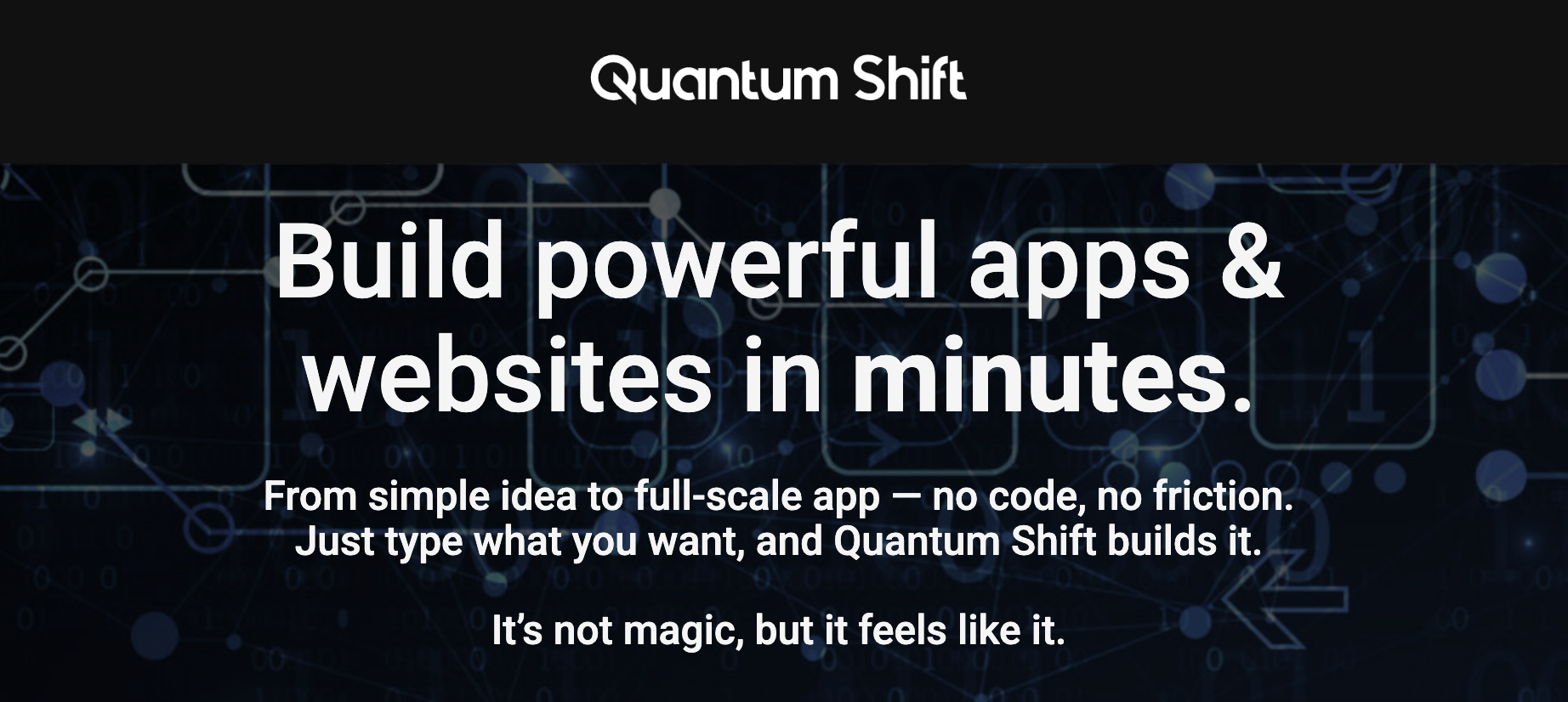 Quantum Launch – Build AI-Powered Apps in Minutes