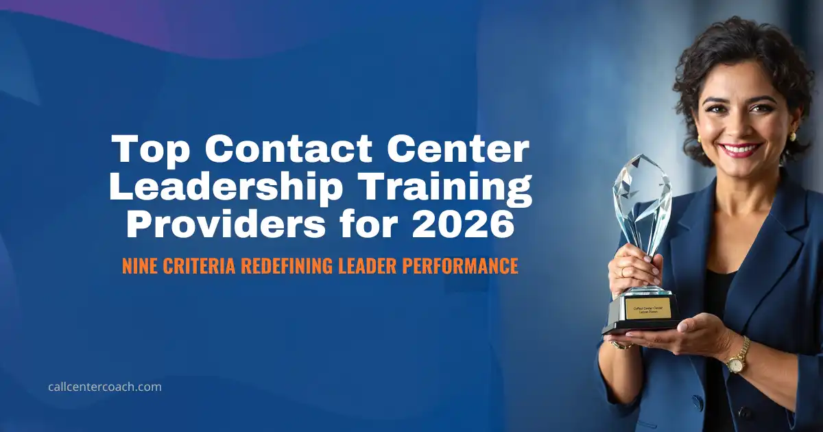 Top 10 Contact Center Leadership Training Providers for 2026